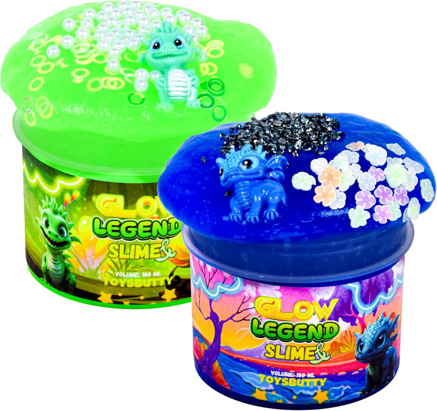 2 Pack Glow in The Dark Slime Kit for Kids | Michaels