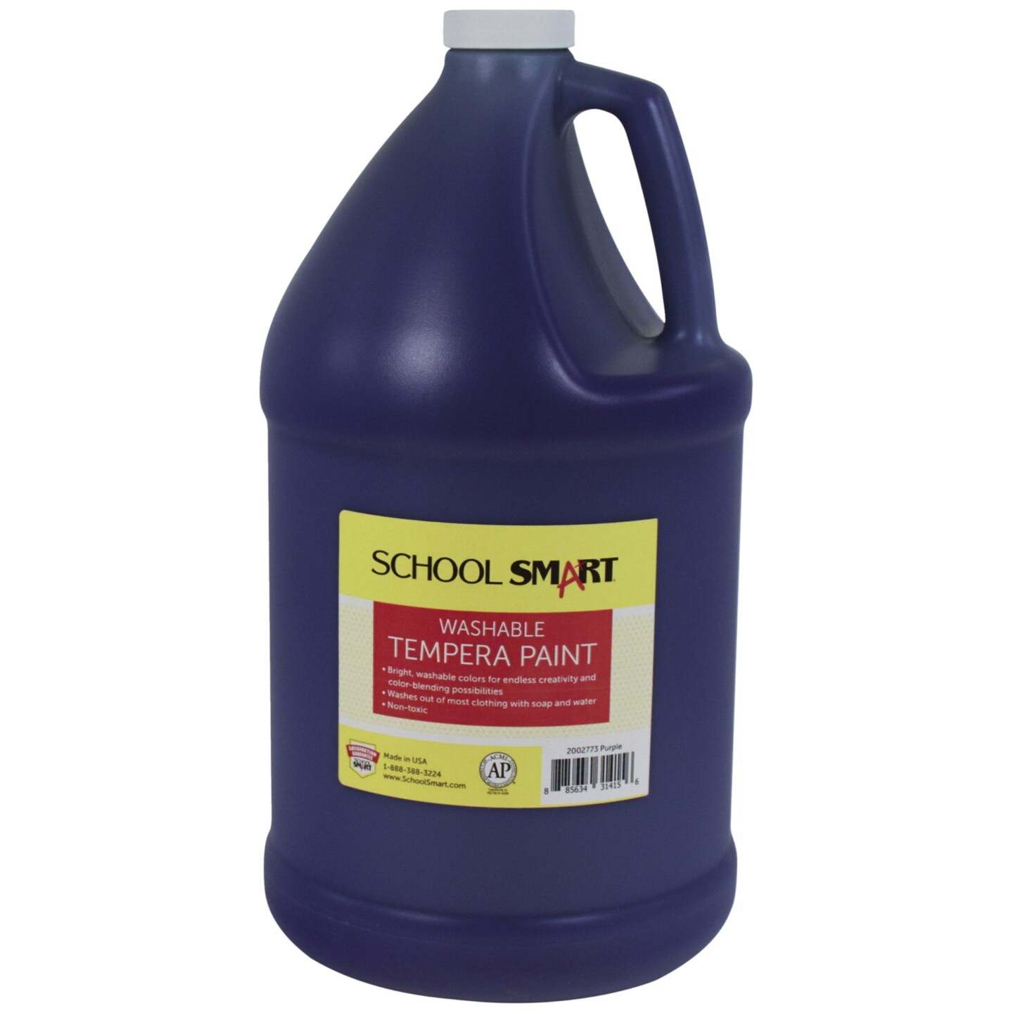 School Smart Washable Tempera Paint, Gallon, Purple | Michaels