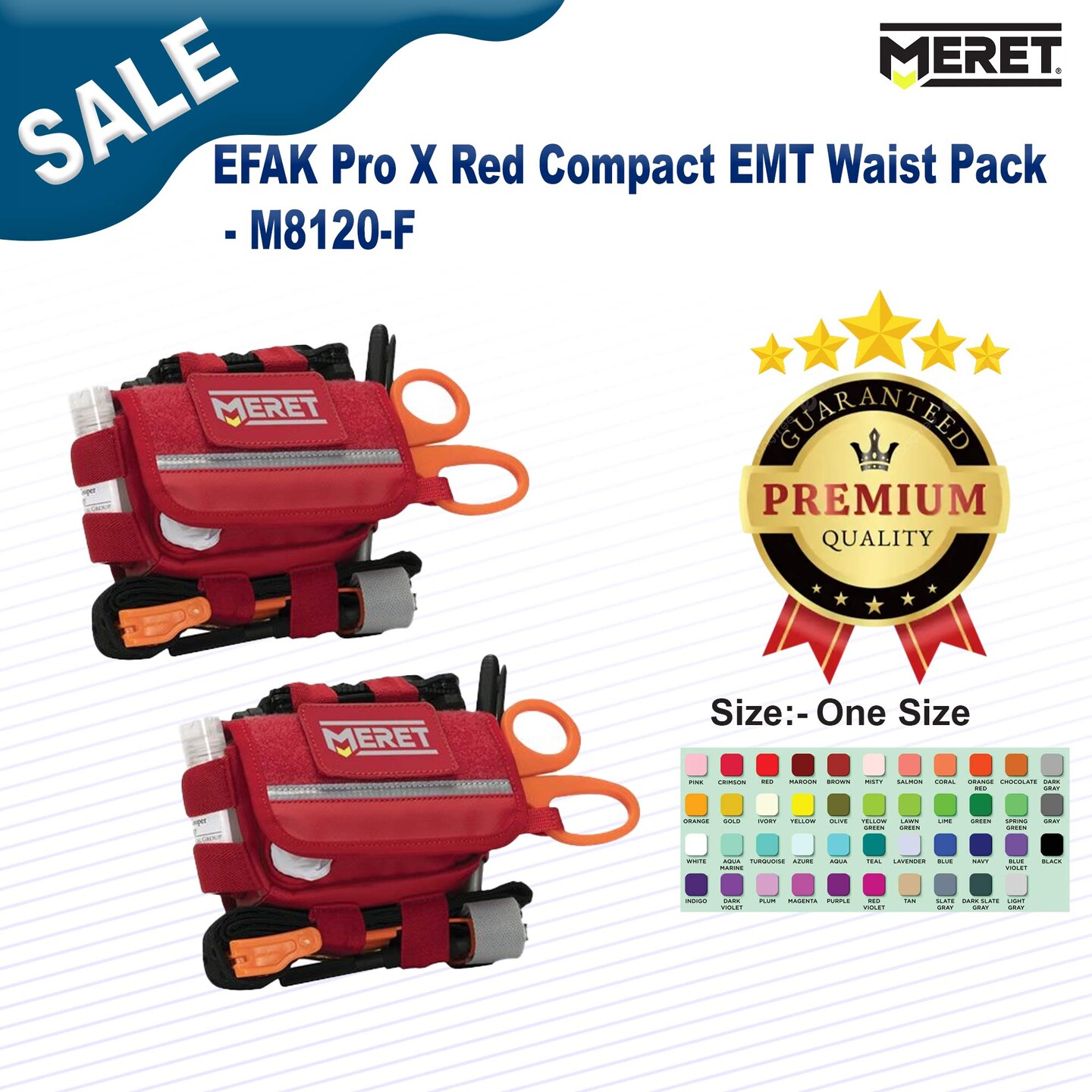 MERET® EFAK Pro X Red Compact EMT Waist Pack | Michaels