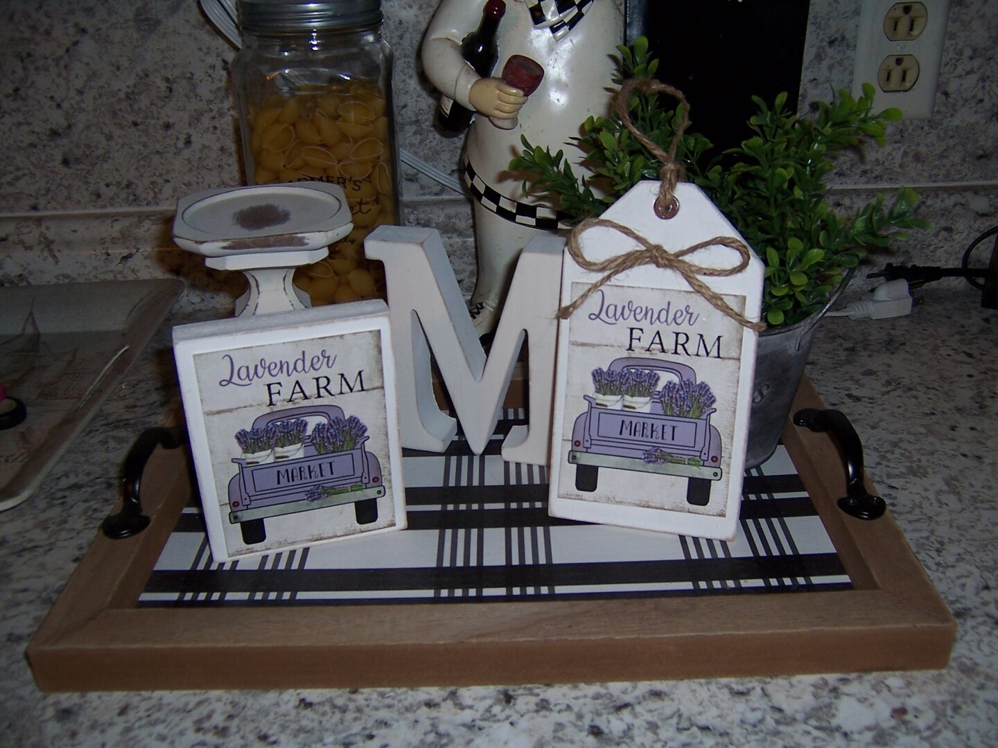 Lavender Farm sign, Truck sign, Farmhouse tray decor, Tray signs ...