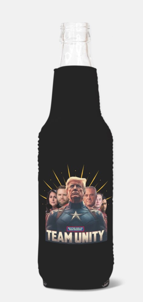 Trump Unity Kennedy Vance Super Hero Election 2024 Can bottle Cooler ...