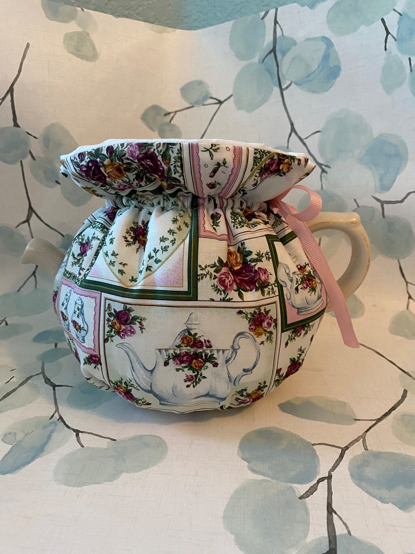 Royal Albert Old Country Roses Tea Cozy for 4-6 cup Teapot; Hand made ...