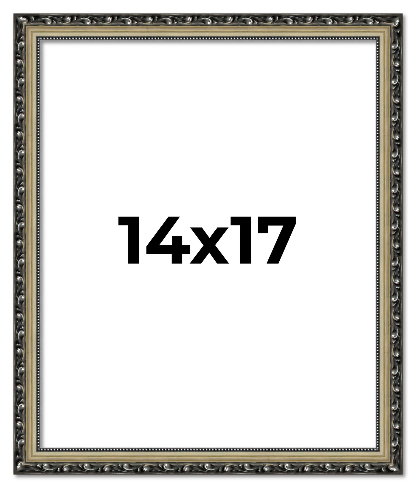 14x17 Solid Wood Antique Picture Frame with UV-Resistant Acrylic & Acid ...