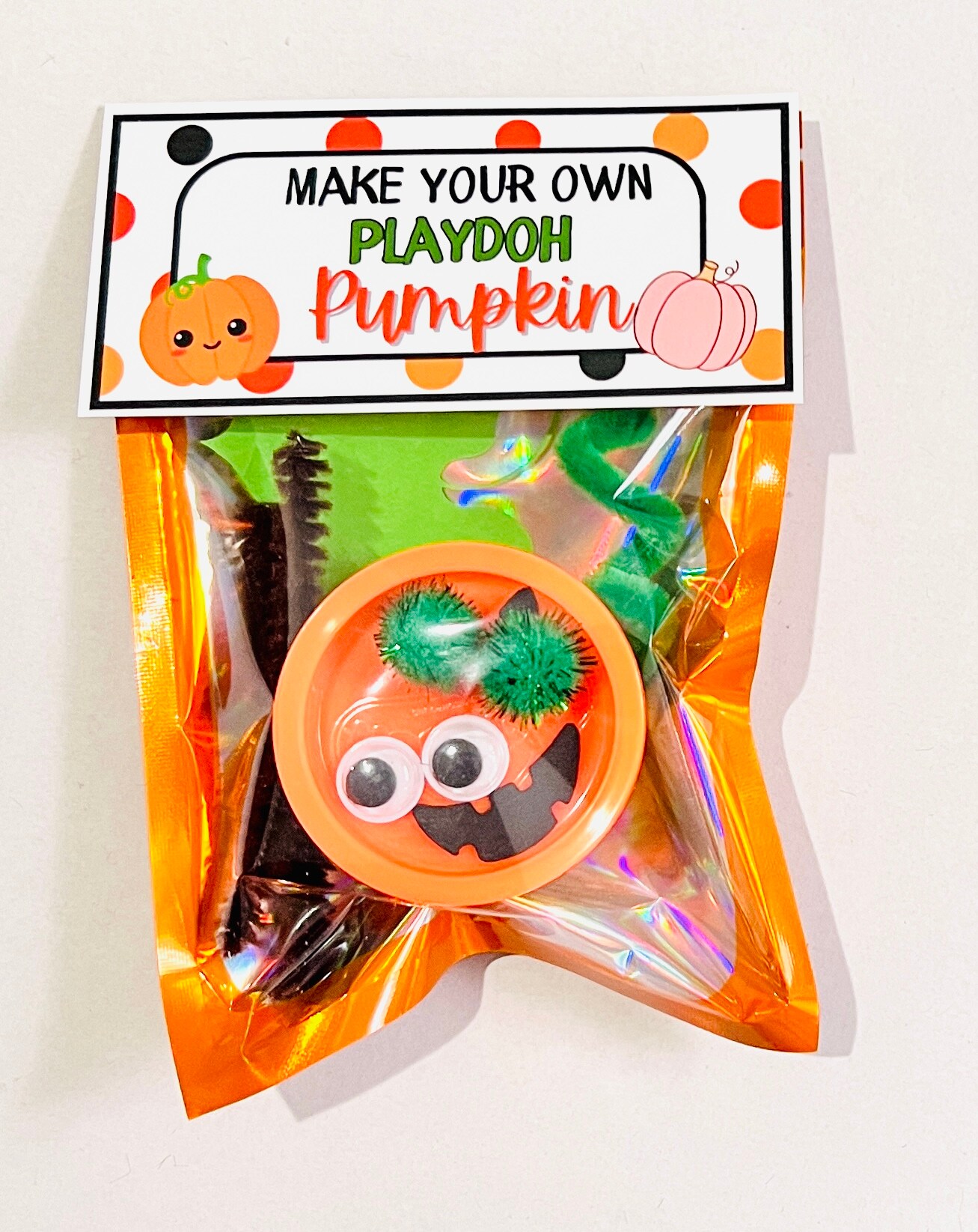 Playdoh Pumpkin Kit| Make your own Play-doh Pumpkin | MakerPlace by ...