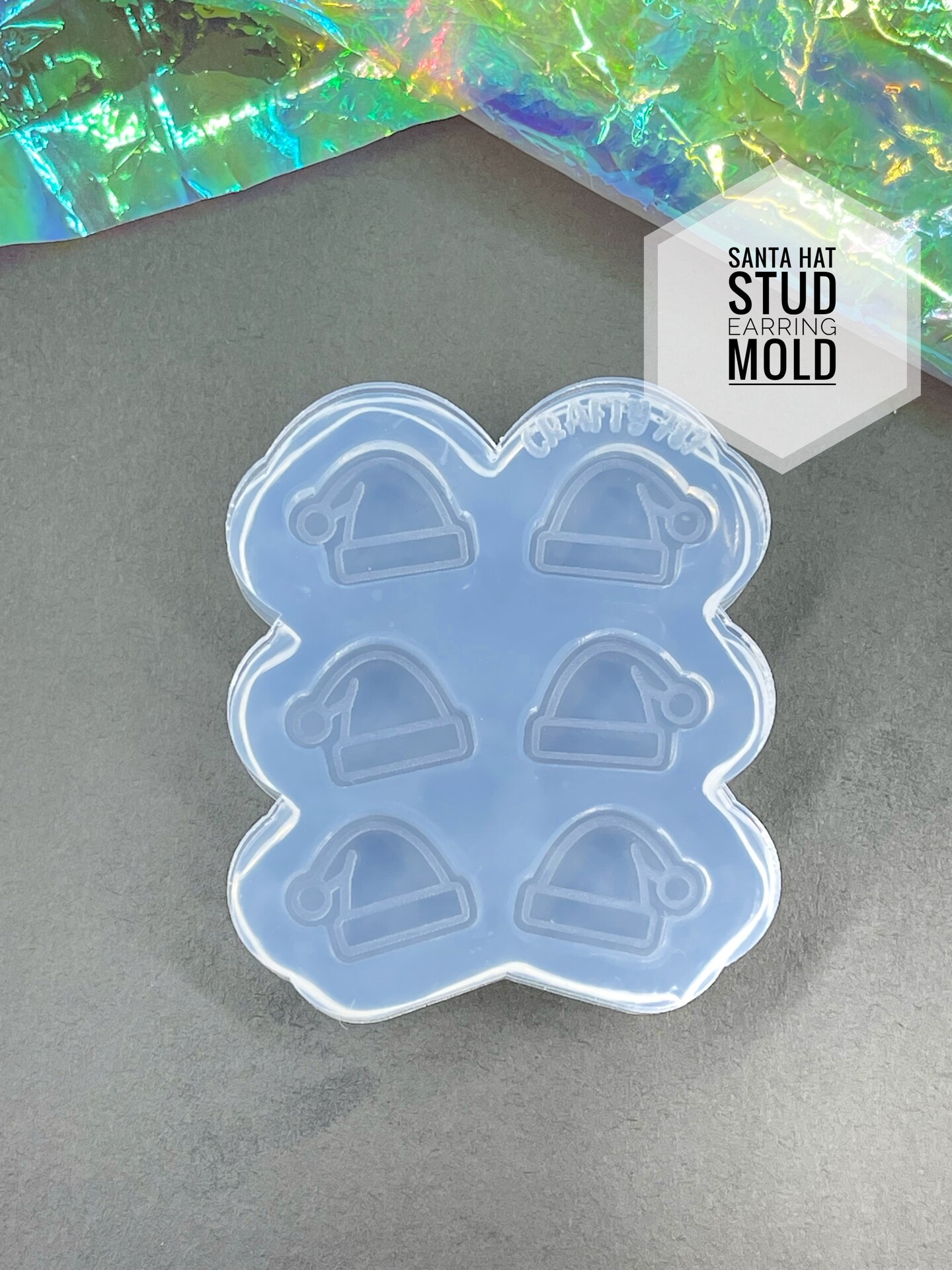 Santa Hat Stud Earring Mold(B9) | Michaels