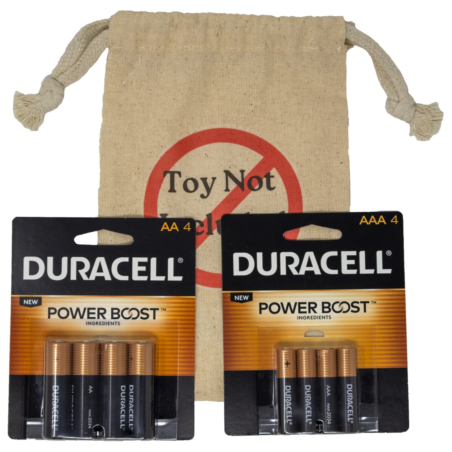 Toy Not Included Funny Gag Gift with Batteries and Keepsake Bag ...