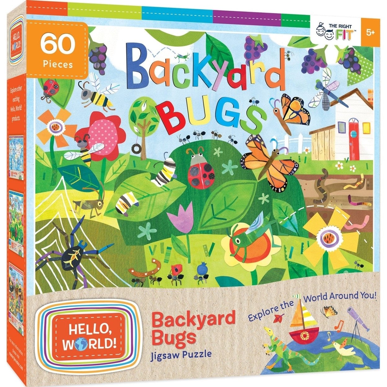 Hello World! - Backyard Bugs 60 Piece Jigsaw Puzzle | Michaels