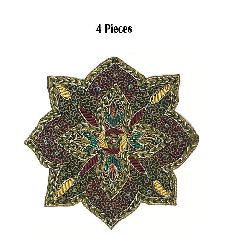 Embroidered Beaded Octagon Patch Emblem 8" x 8" | Michaels