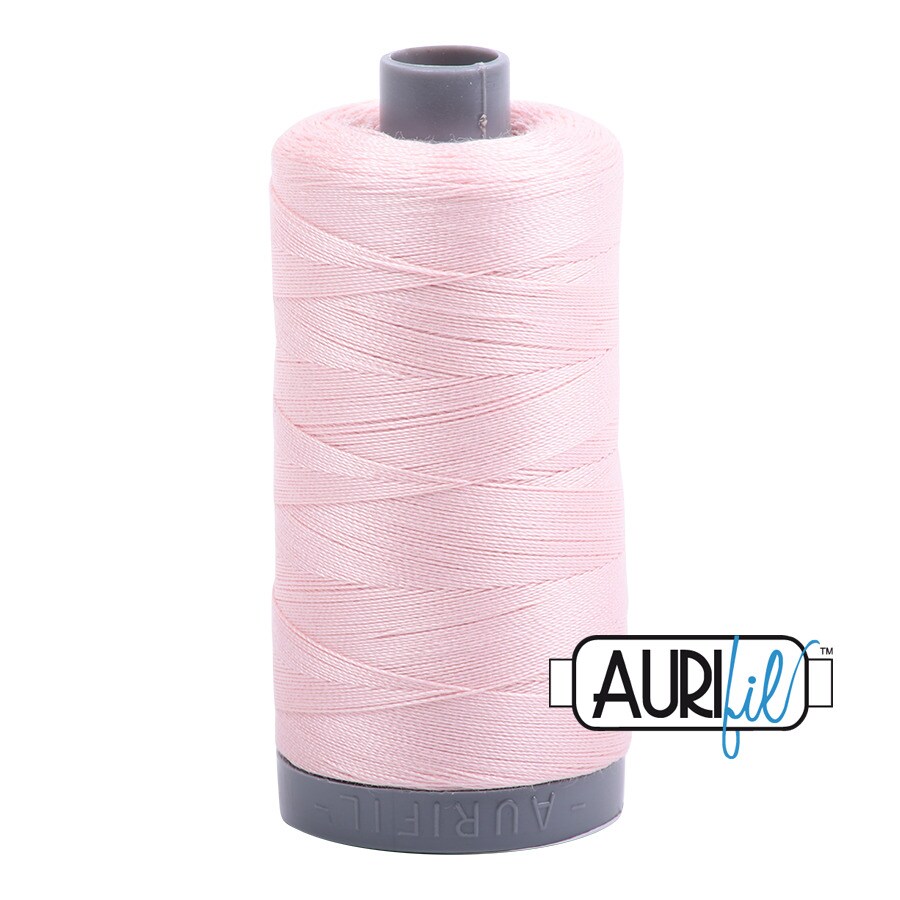 Pale Pink (2410) | 28wt Large Spool (750M / 820Y) | Aurifil Thread ...