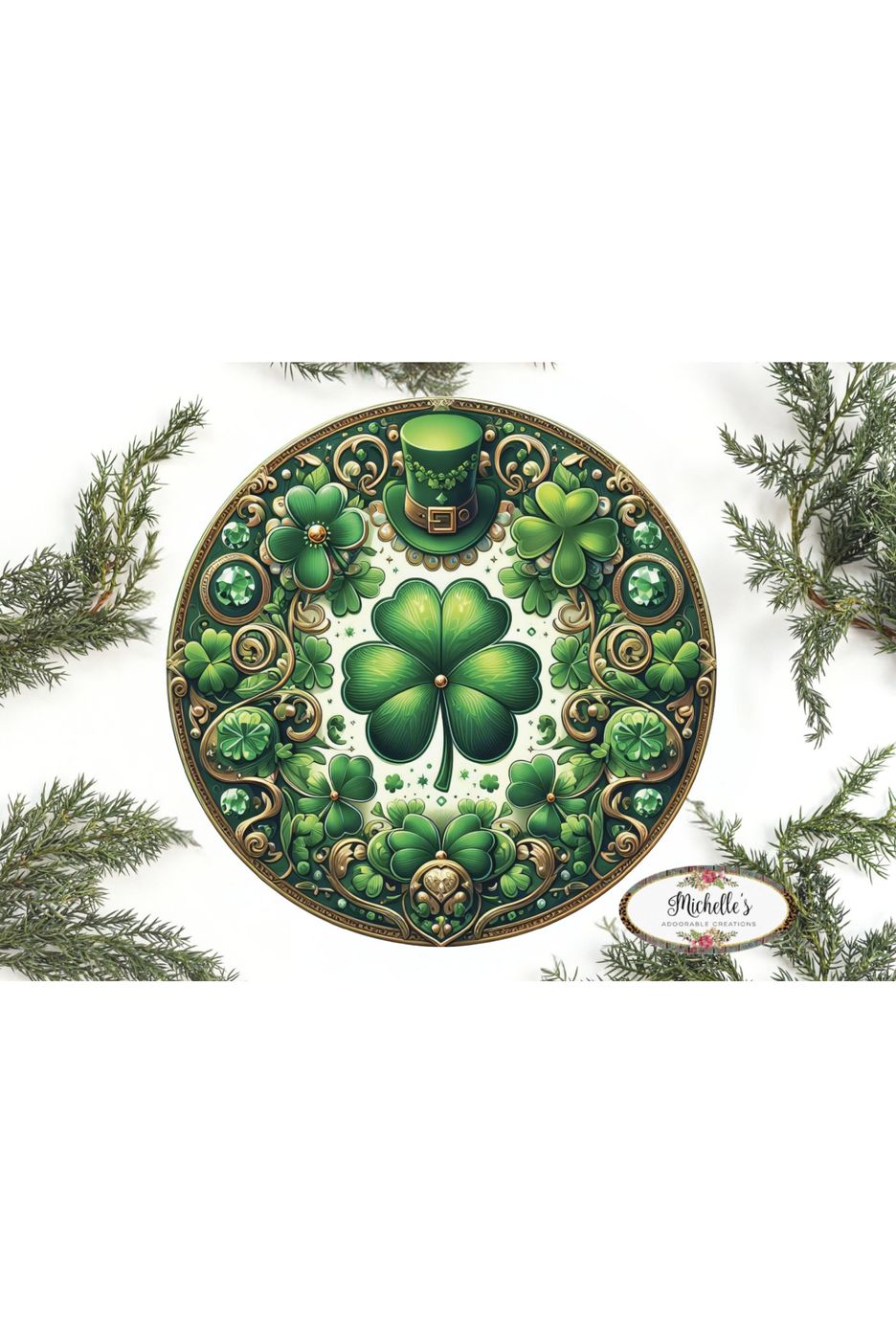 Irish Clover Round Round Sign | Michaels