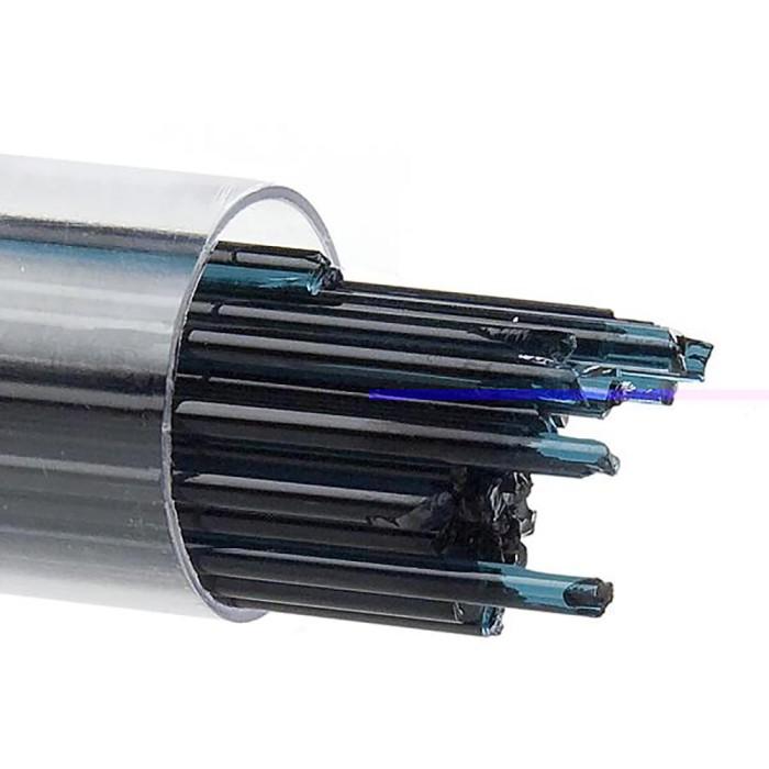 Bullseye Glass Stringers 2mm Aquamarine Blue Transparent 90 COE | Michaels