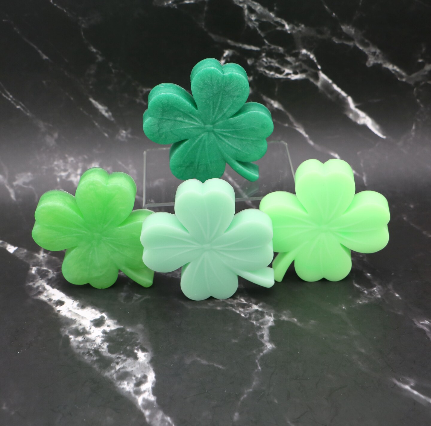 Set of 2 Large Shamrock Soaps, Choose Soap Scent, Color and Soap Type ...