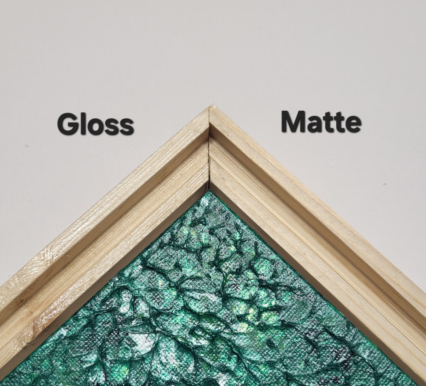 *Gloss Clear* Thick Border Channel Canvas Floating Frame, Made-to-Order ...