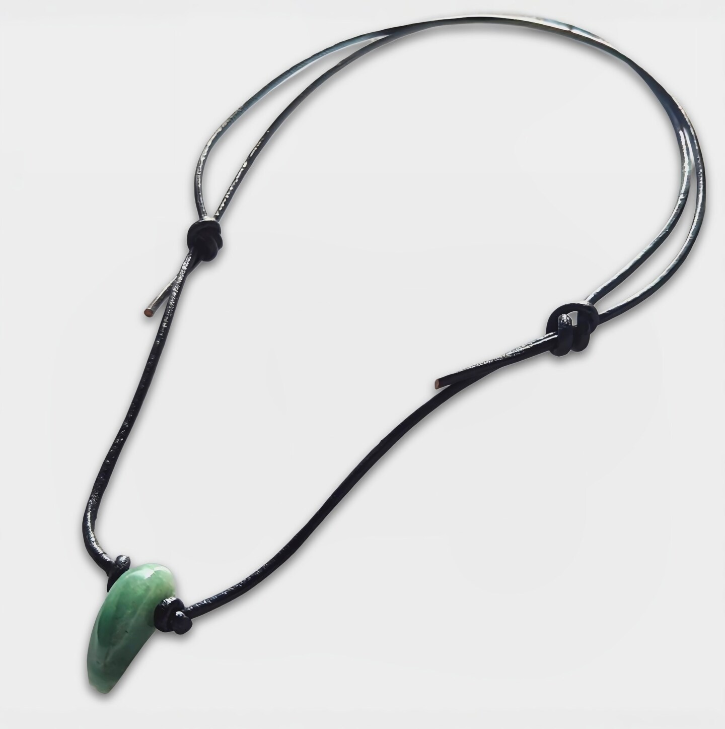 Natural 23mm "Jade Green" Japanese Aventurine Bead Magatama Shinto ...