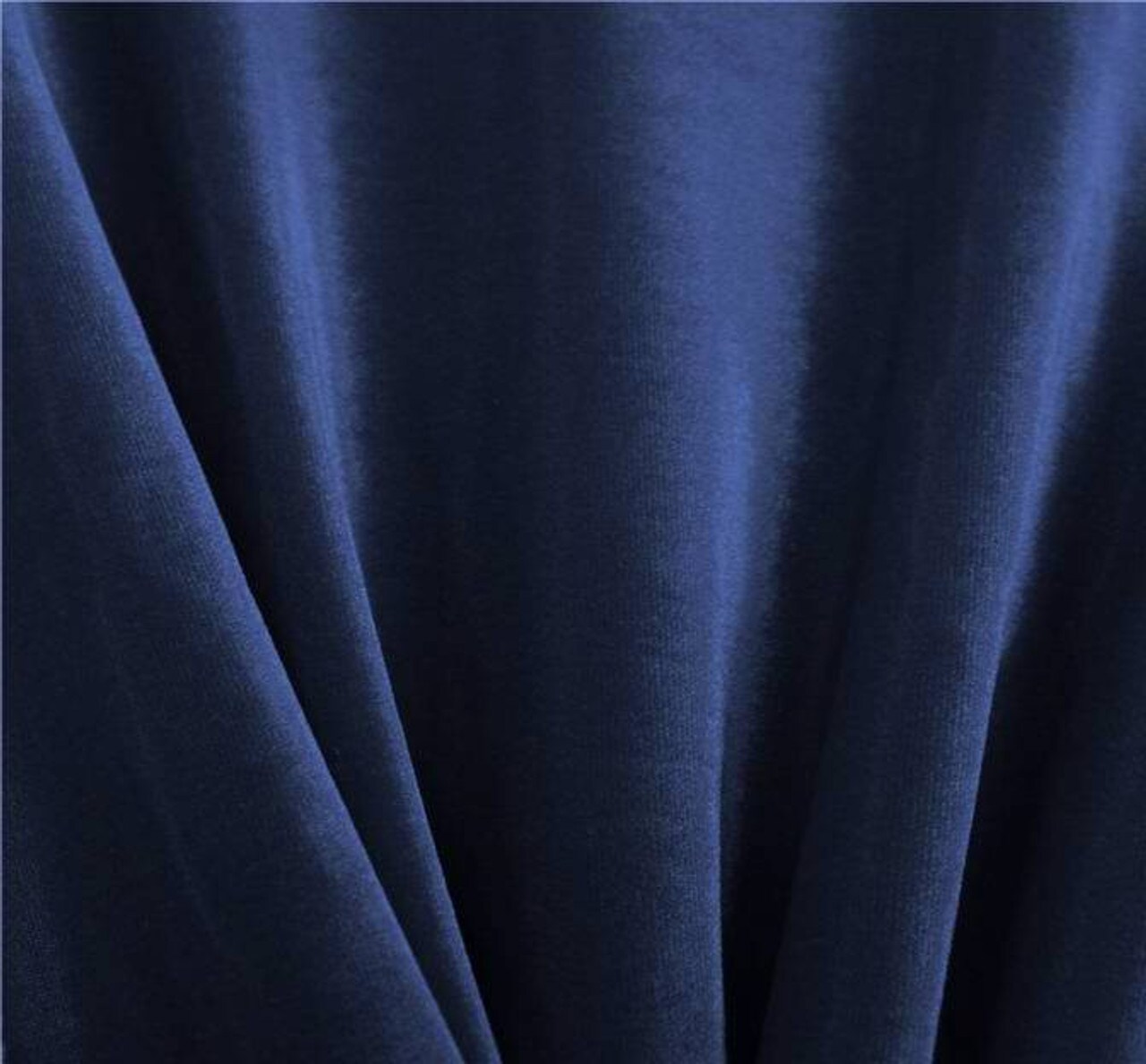 1 Yard Stretch Velvet Fabric Solid Royal Drapey Apparel Material 58/60 ...