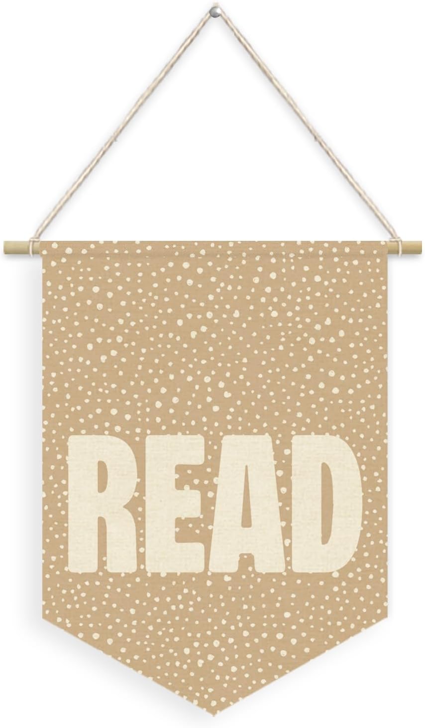 Read Sign for Classroom Linen Pennant Banner | Michaels