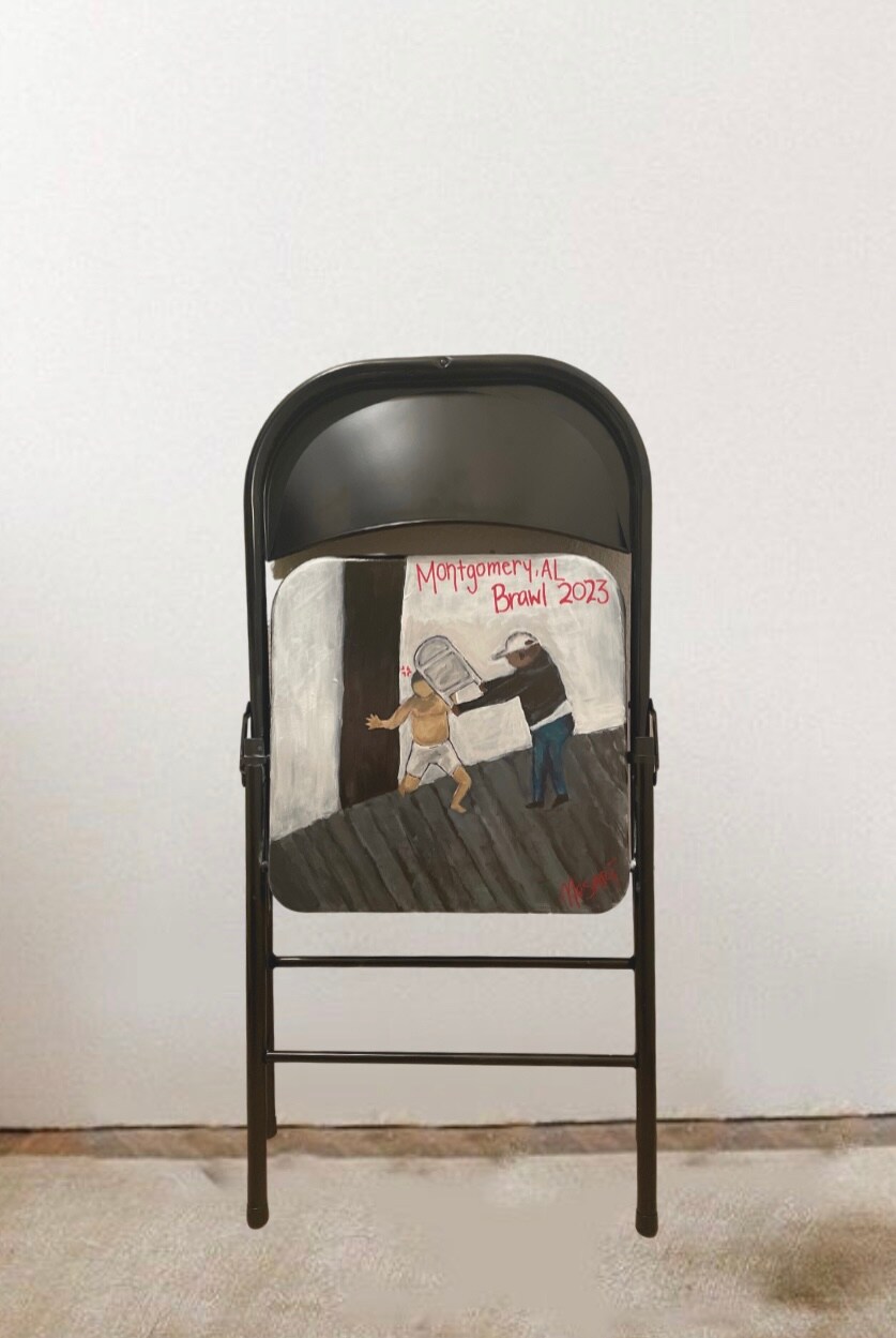 Montgomery Alabama Brawl Black History Chair Art | MakerPlace by Michaels