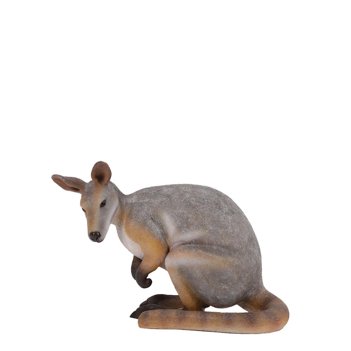 Wallaby Kangaroo Crouching Life Size Statue | Michaels