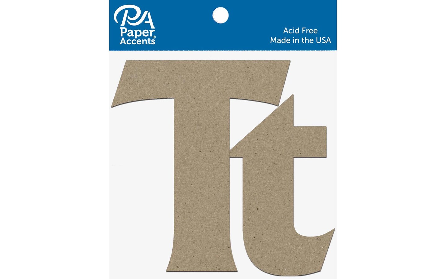 Chipboard Letter 4" Tt 2pc Natural | Michaels