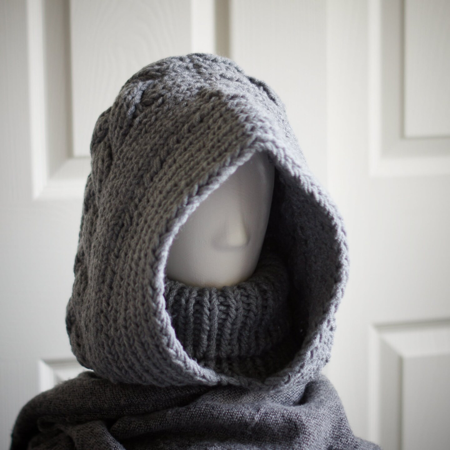 Unisex Knit Igloo Balaclava Hood: Oversized Multiway Cowl Scarf for ...