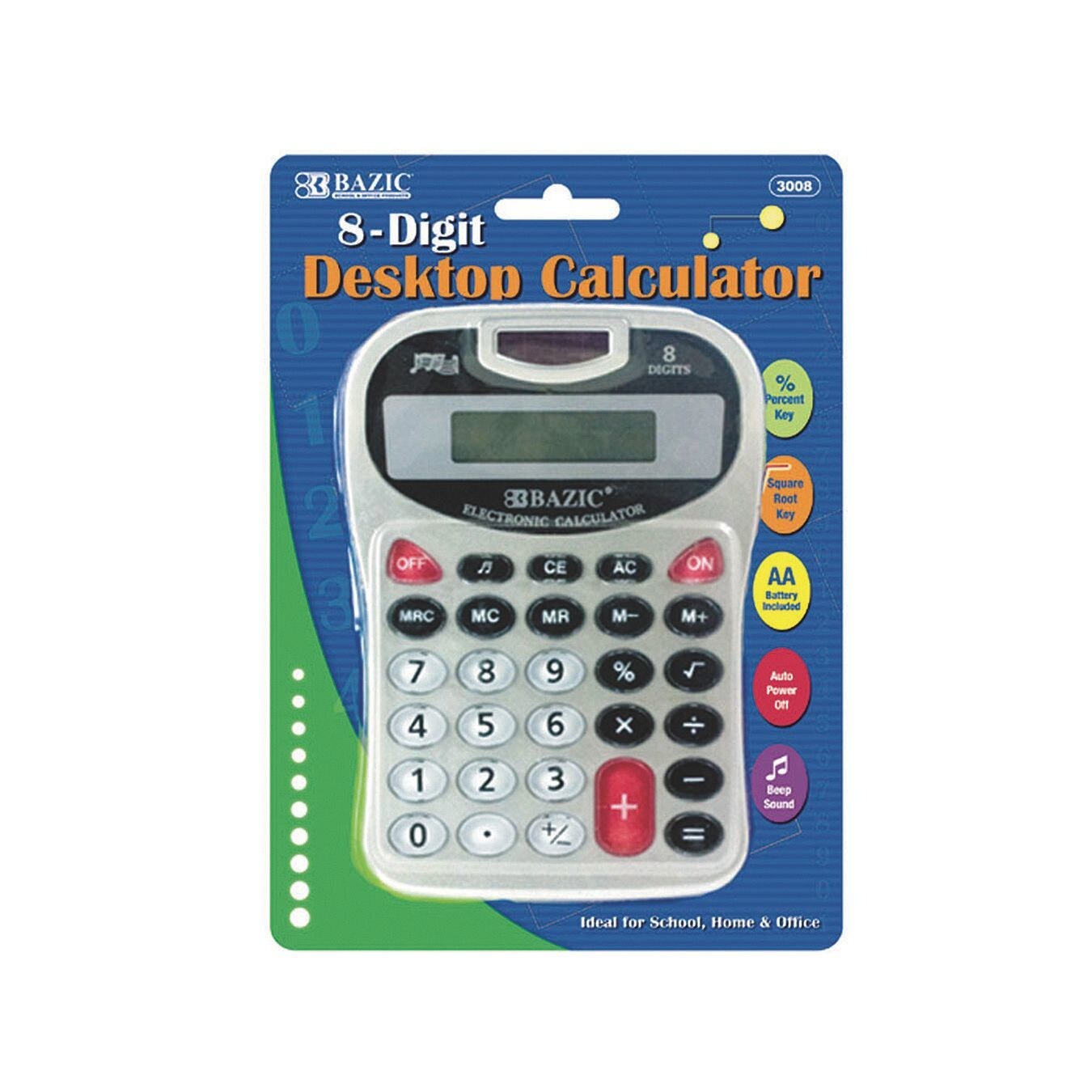 8-Digit Silver Desktop Calculator | Michaels