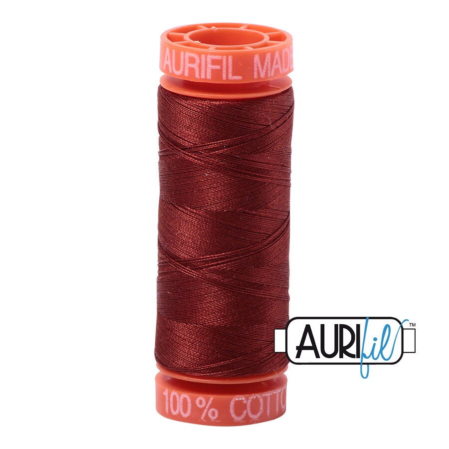Rust (2355) | 50wt Small Spool (200M / 220Y) | Aurifil Thread | Michaels