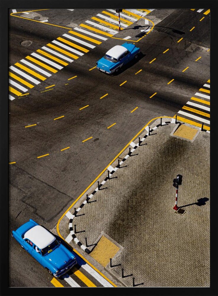 Havana Blue - Andy Bauer 24x36 Black Framed Art | Home or Office Art | Michaels