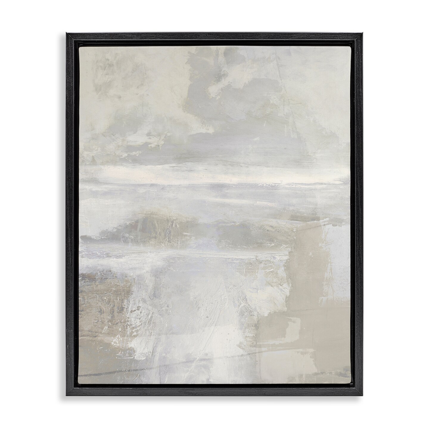 Stupell Industries Muted Beige & Grey Floating Frame Design by Rachel ...