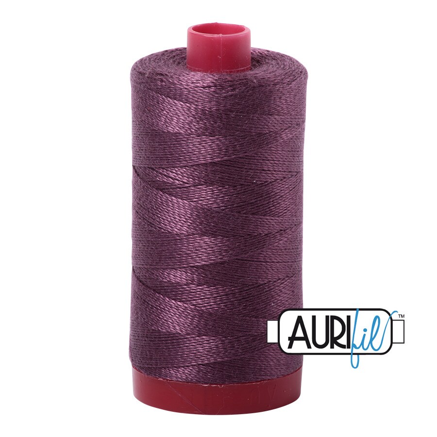 Mulberry (2568) | 12wt Large Spool (325M / 356Y) | Aurifil Thread | Michaels