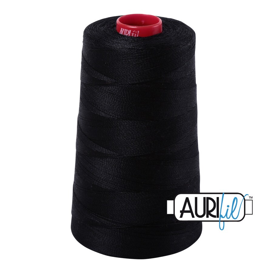 Black (2692) | 12wt Cone (1750M / 1914Y) | Aurifil Thread | Michaels
