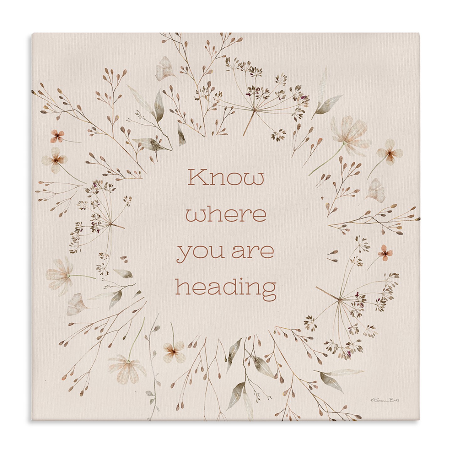Stupell Industries Know Where You Are Heading Canvas Design by Susan ...