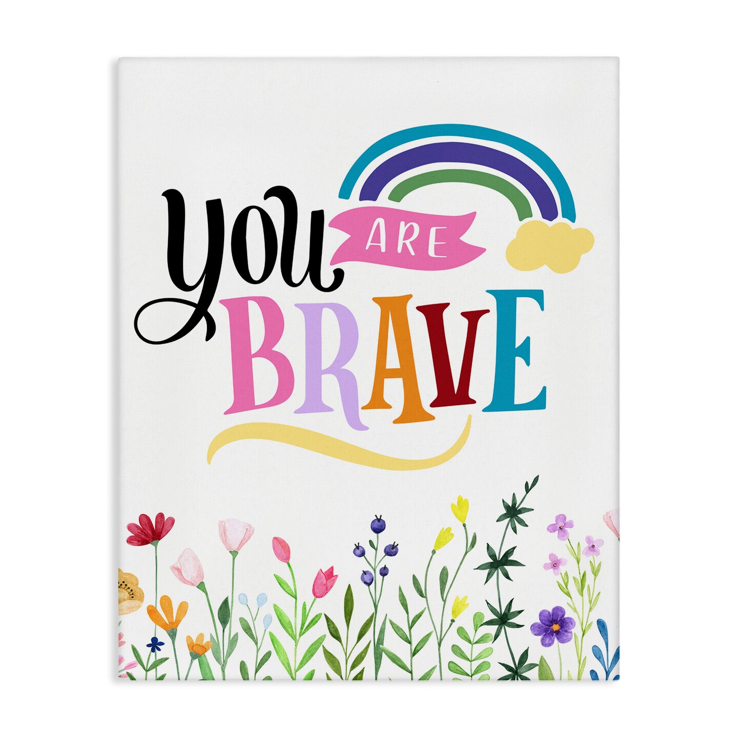 Stupell Industries You Are Brave Encouragement Canvas Design by Kim ...