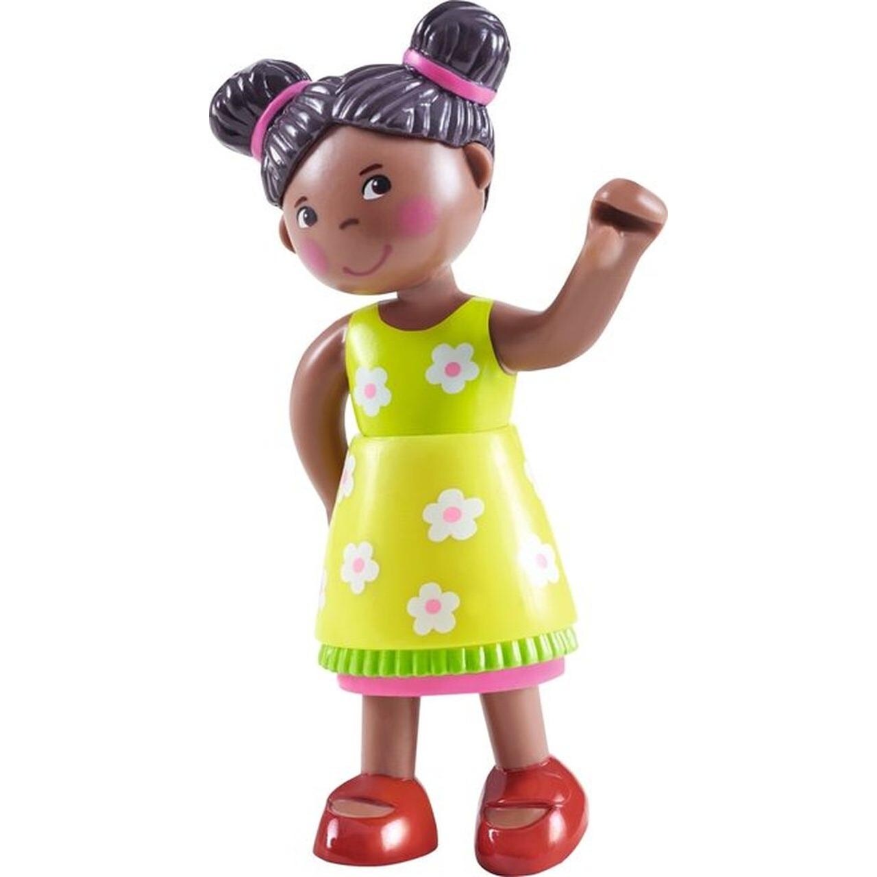 HABA Little Friends Naomi - 4" Girl Dollhouse Toy Figure with Pig Tails ...
