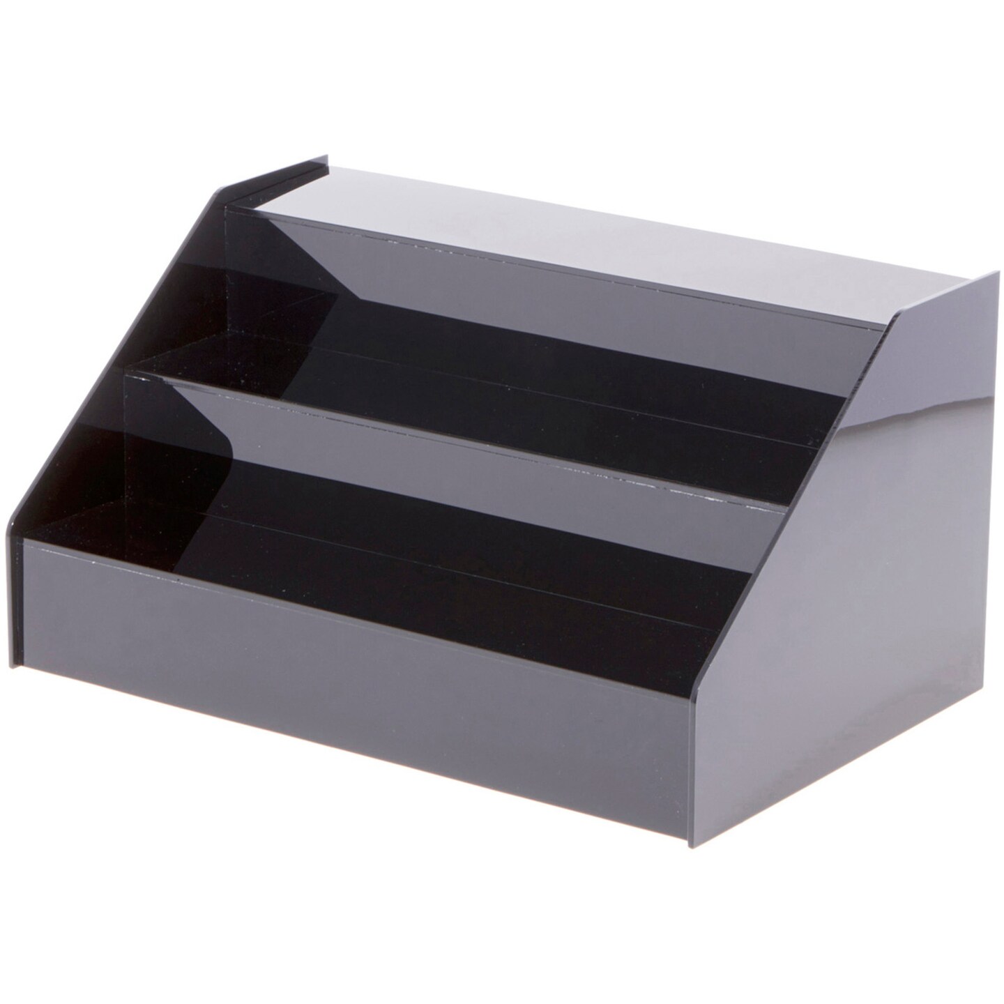 Plymor Black Acrylic 3-Step Open Front Display Stairs | Michaels