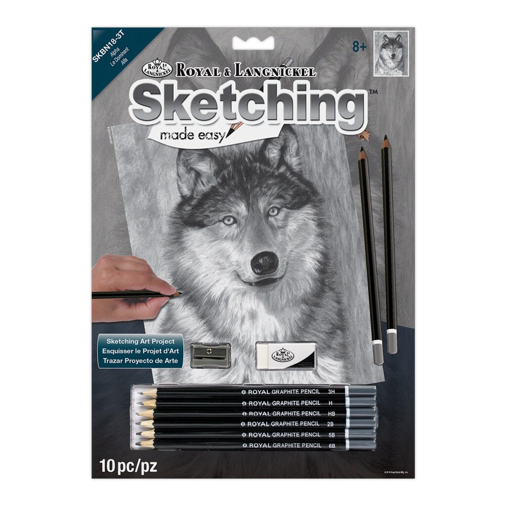 SKBN18 | Sketching Made Easy™ Alpha 10pc 8.75" x 11.75" Sketching Art ...