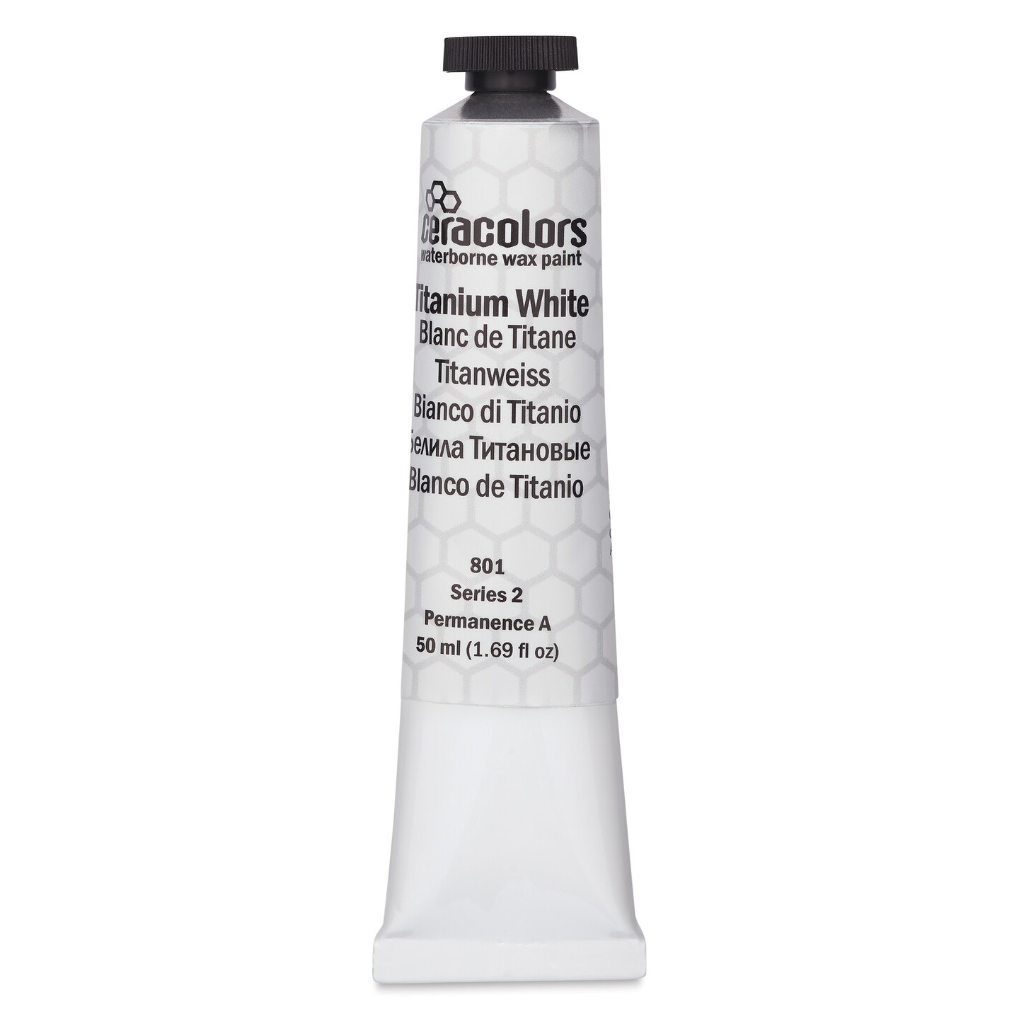Ceracolors Waterborne Wax Paint - Titanium White, 50 ml | Michaels