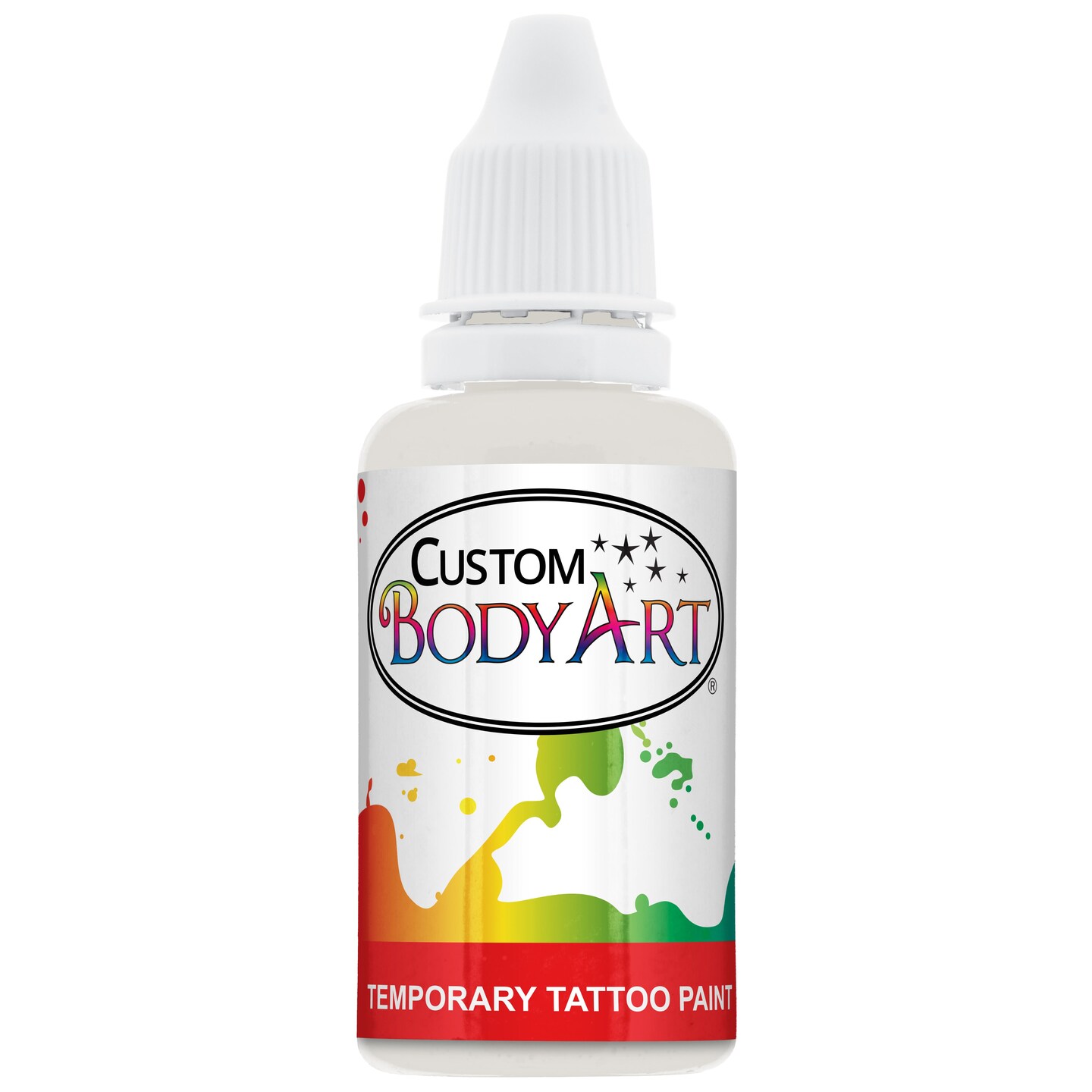 White Airbrush Body Paint 1oz - Alcohol-Based, Waterproof, Body Paint ...