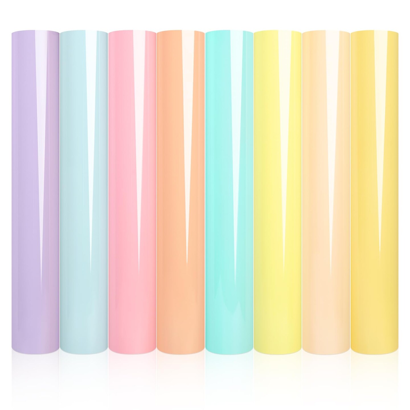 Pastel Iron on Vinyl Boho Heat Transfer Vinyl Bundle 12 X 10 in, 8 ...