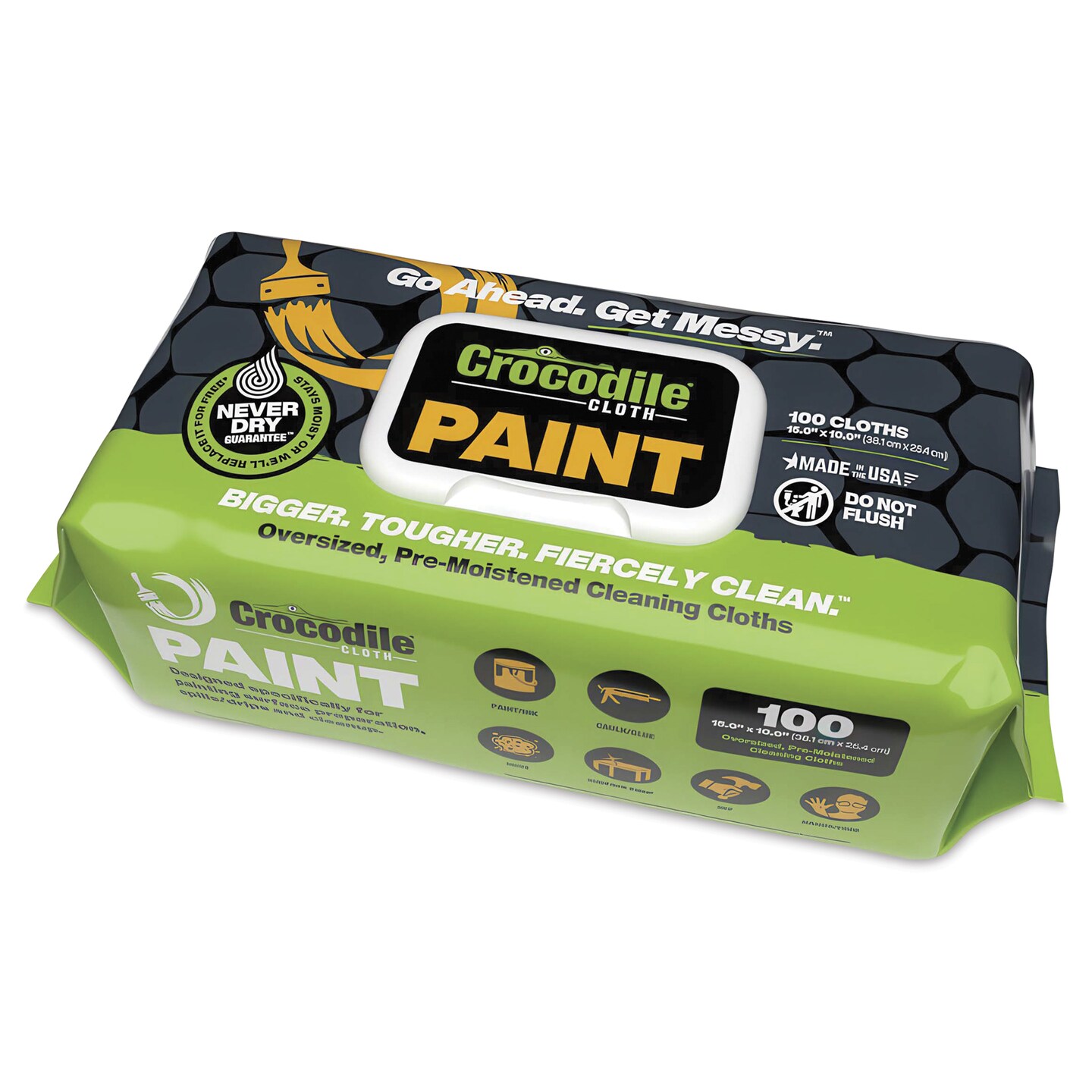Crocodile Cloth Paint Wipes - 10" x 15", Pkg of 100 | Michaels