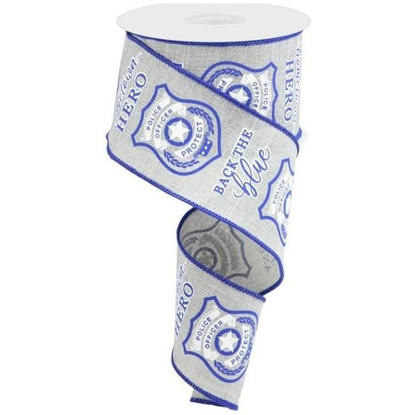 2.5" Police Badge Ribbon: Grey (10 Yards) | Michaels