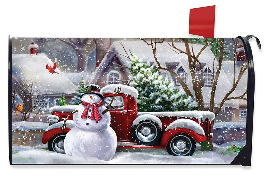 Snowfall Snowman Mailbox Cover, Model: MBBL-M01865 | Michaels