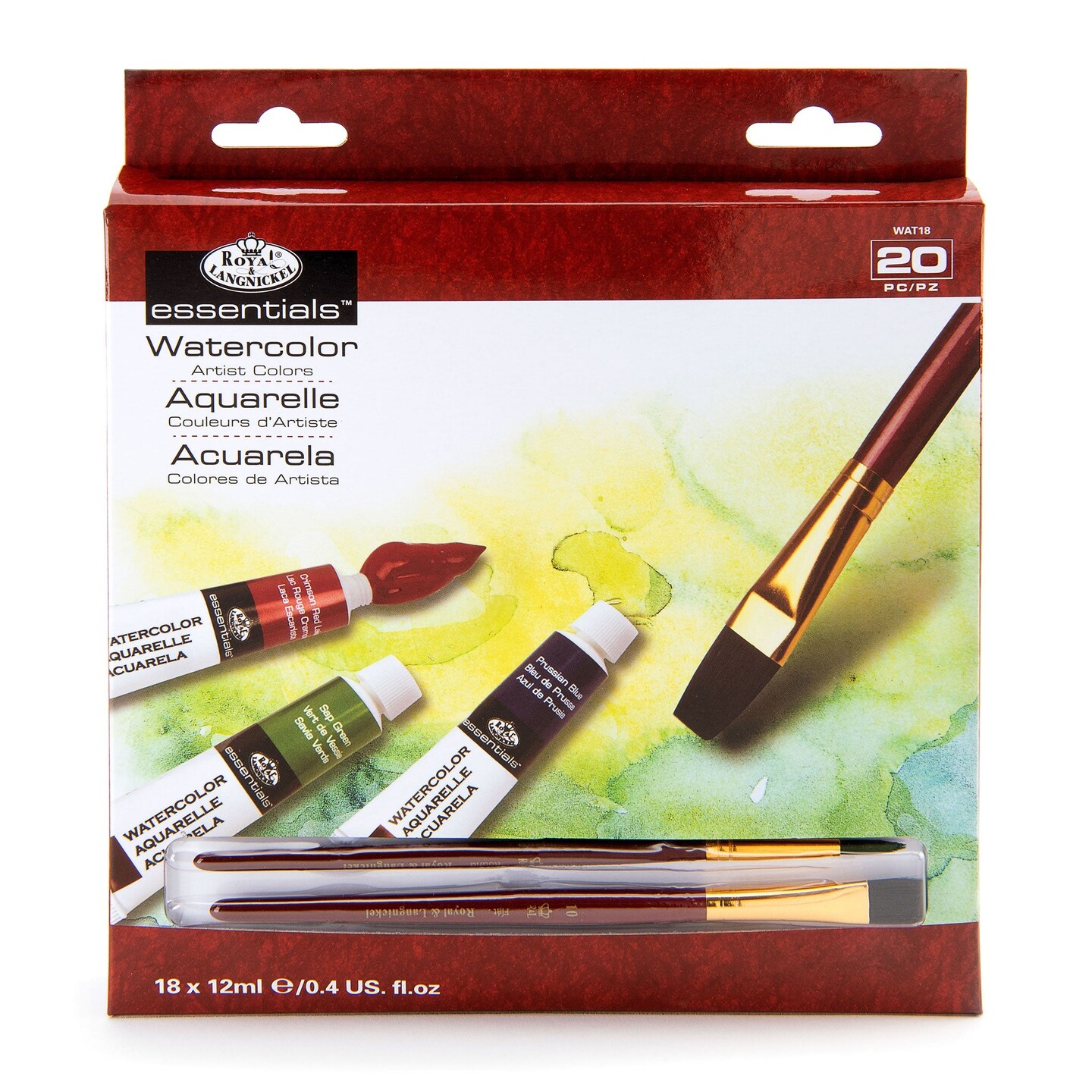 WAT Series | Watercolor Paint Packs with Brushes - 12 ml | Michaels