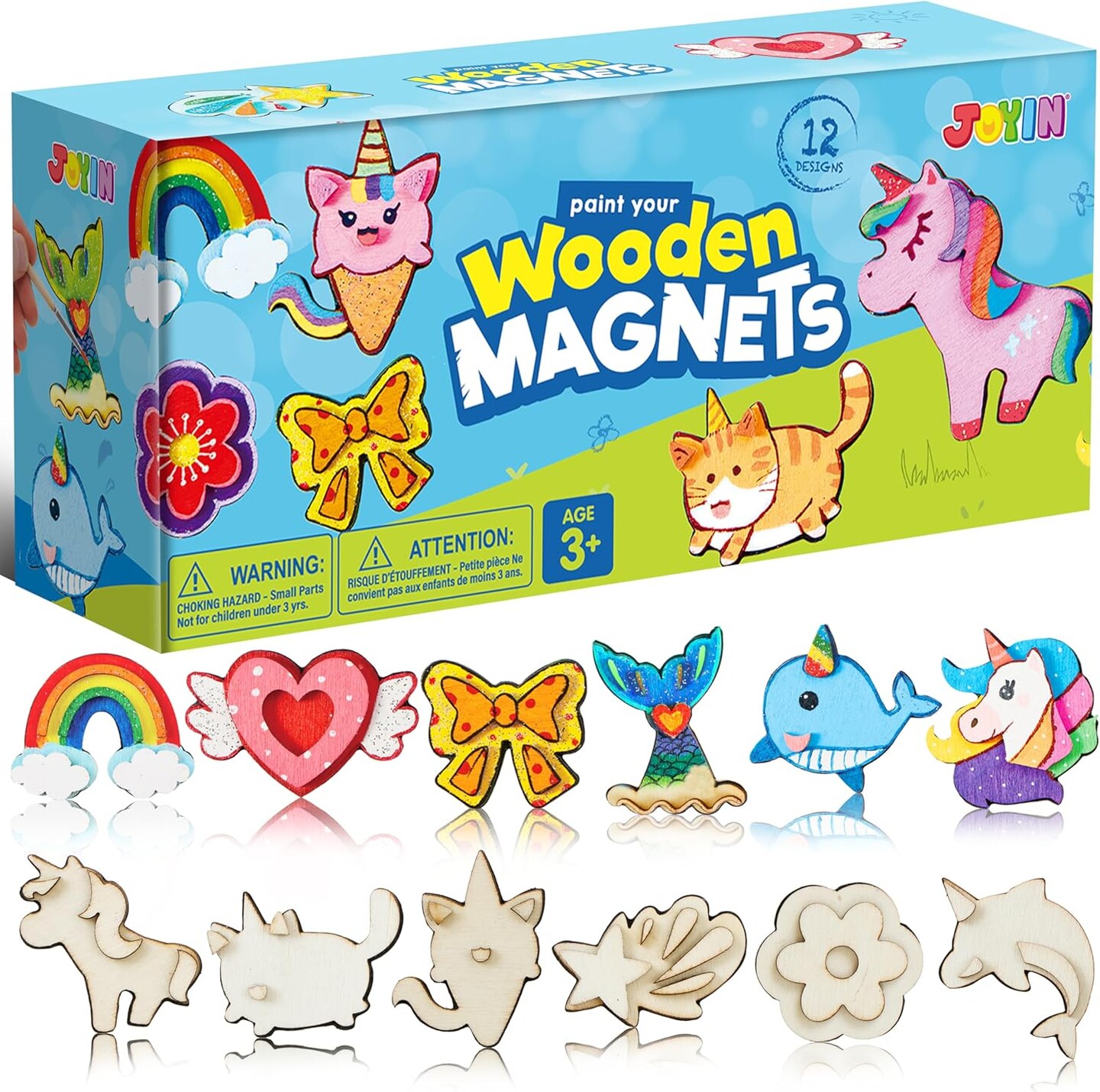 12 pcs Fantasy Wooden Magnets | Michaels