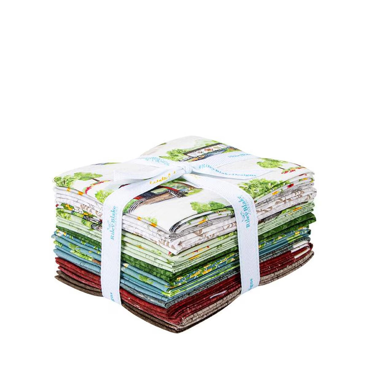 Covered Bridges in Spring Fat Quarter Bundle by Tara Reed for Riley ...