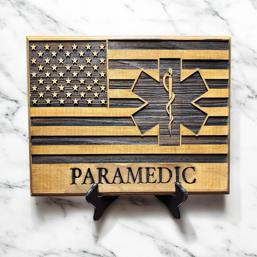 Paramedic Wall Decor Emergency Service Recognition Award Station ...