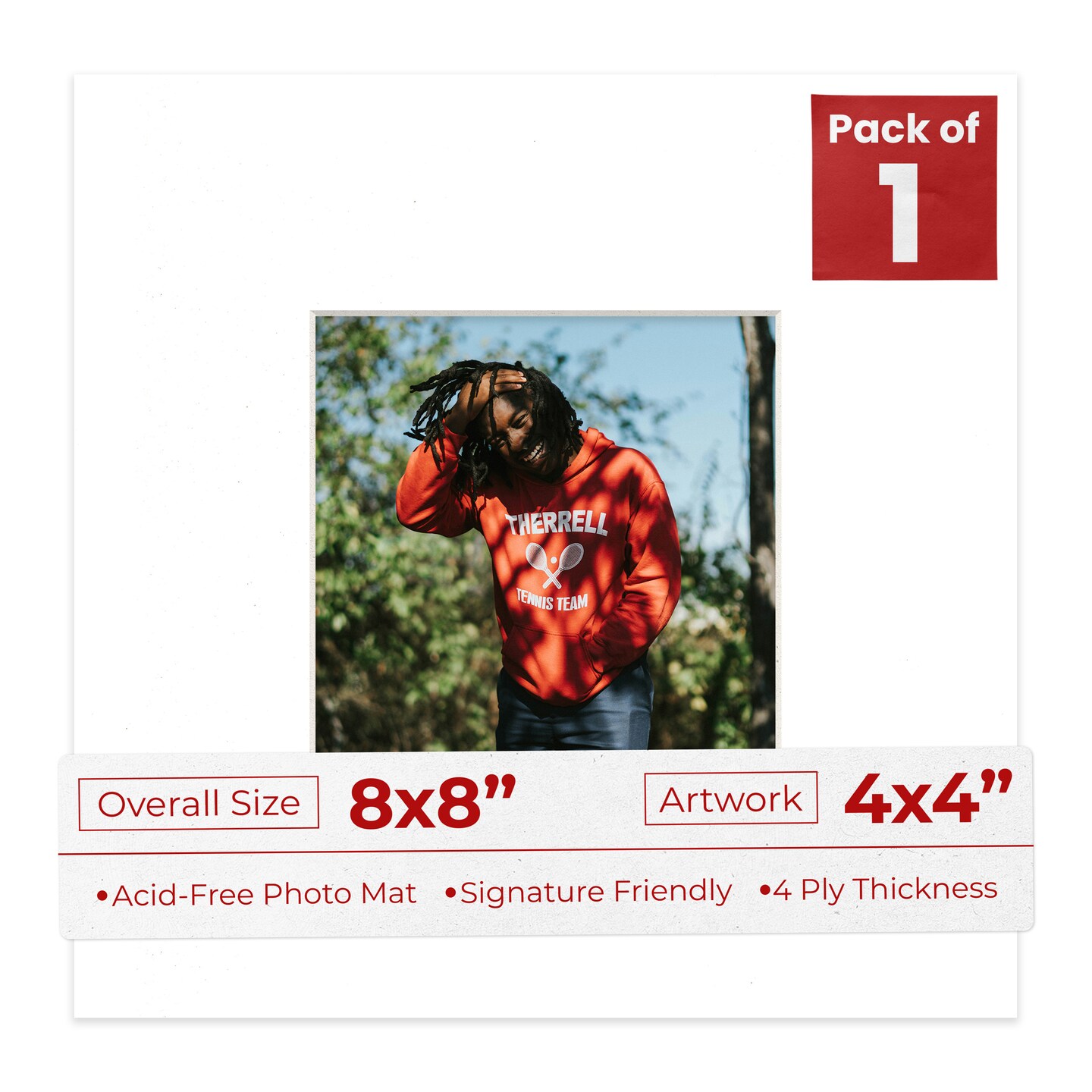 Golf Ball Texture Mat Board for 8x8 Frames - Fits 4x4 Photos | Michaels