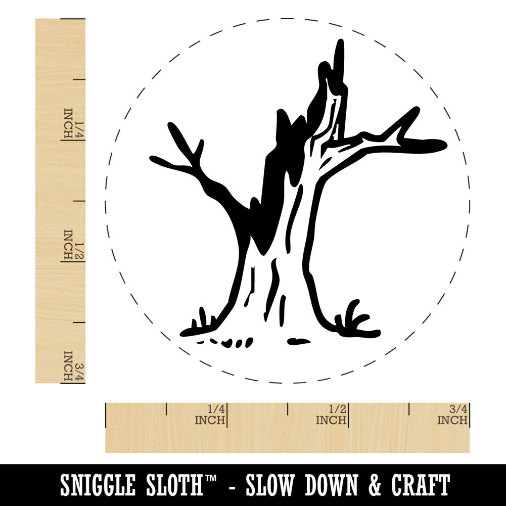 Dead Tree Stump Wood Self-Inking Rubber Stamp Crafting Planners | Michaels