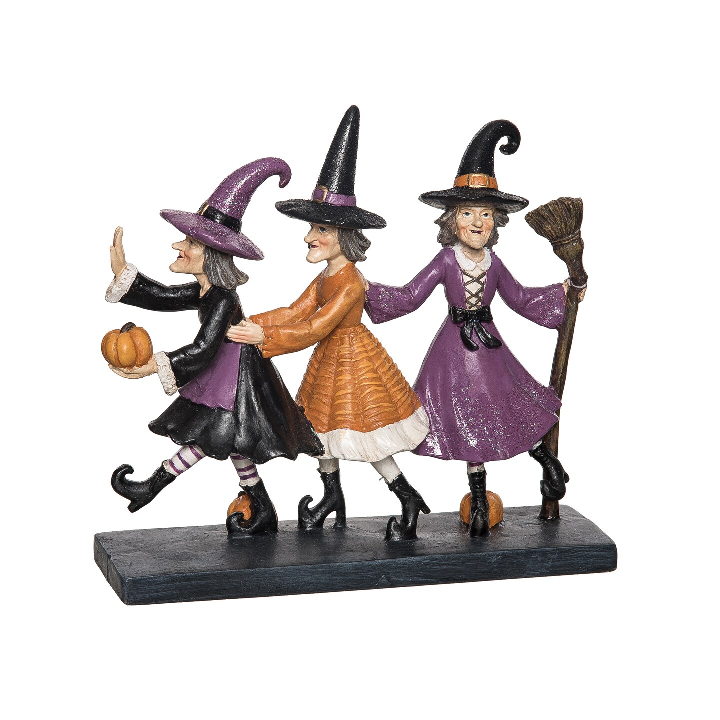Multicolor Halloween Walking Witches Figurine | Michaels