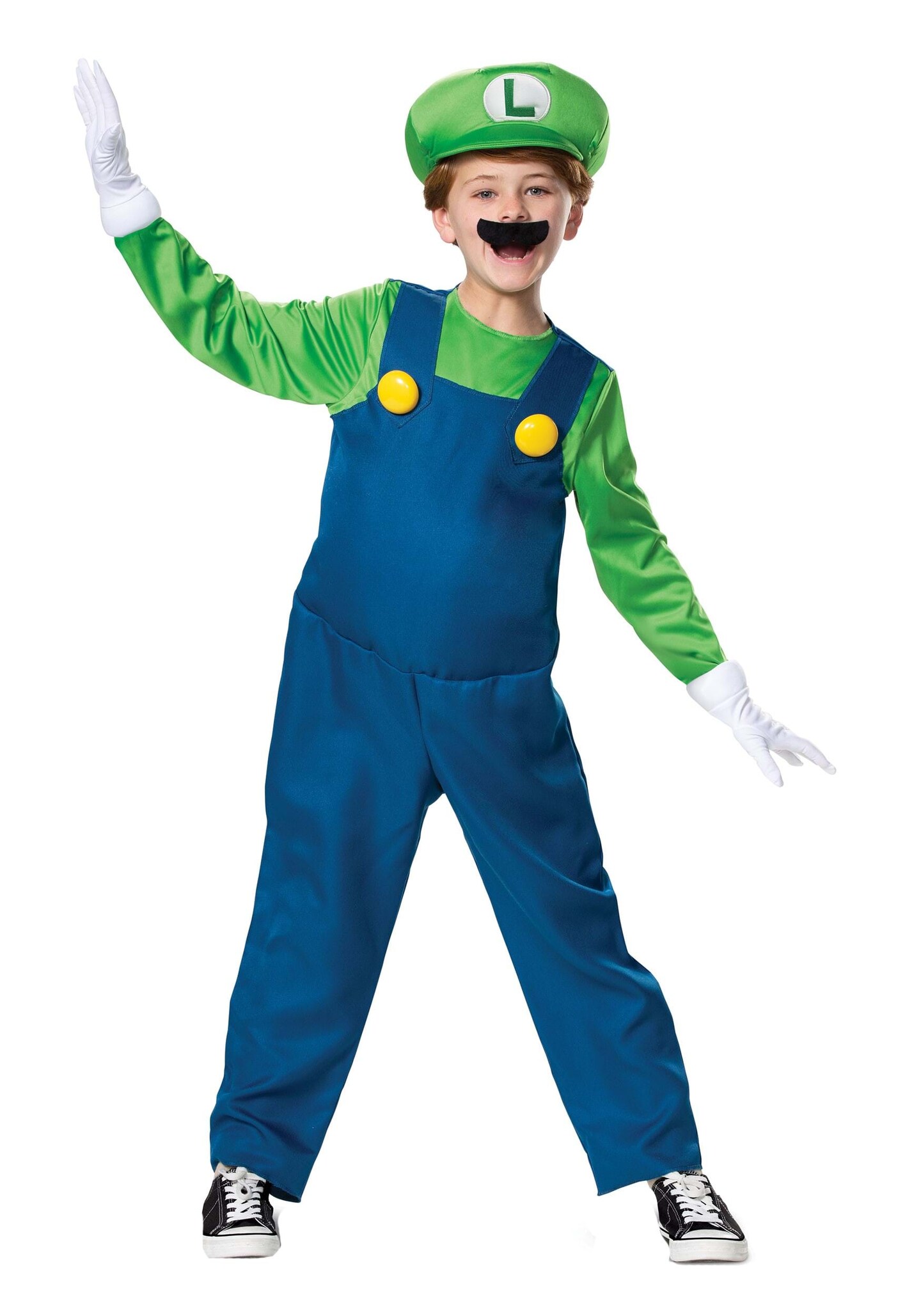 Nintendo Super Mario Brothers Boys Luigi Deluxe Costume | Michaels