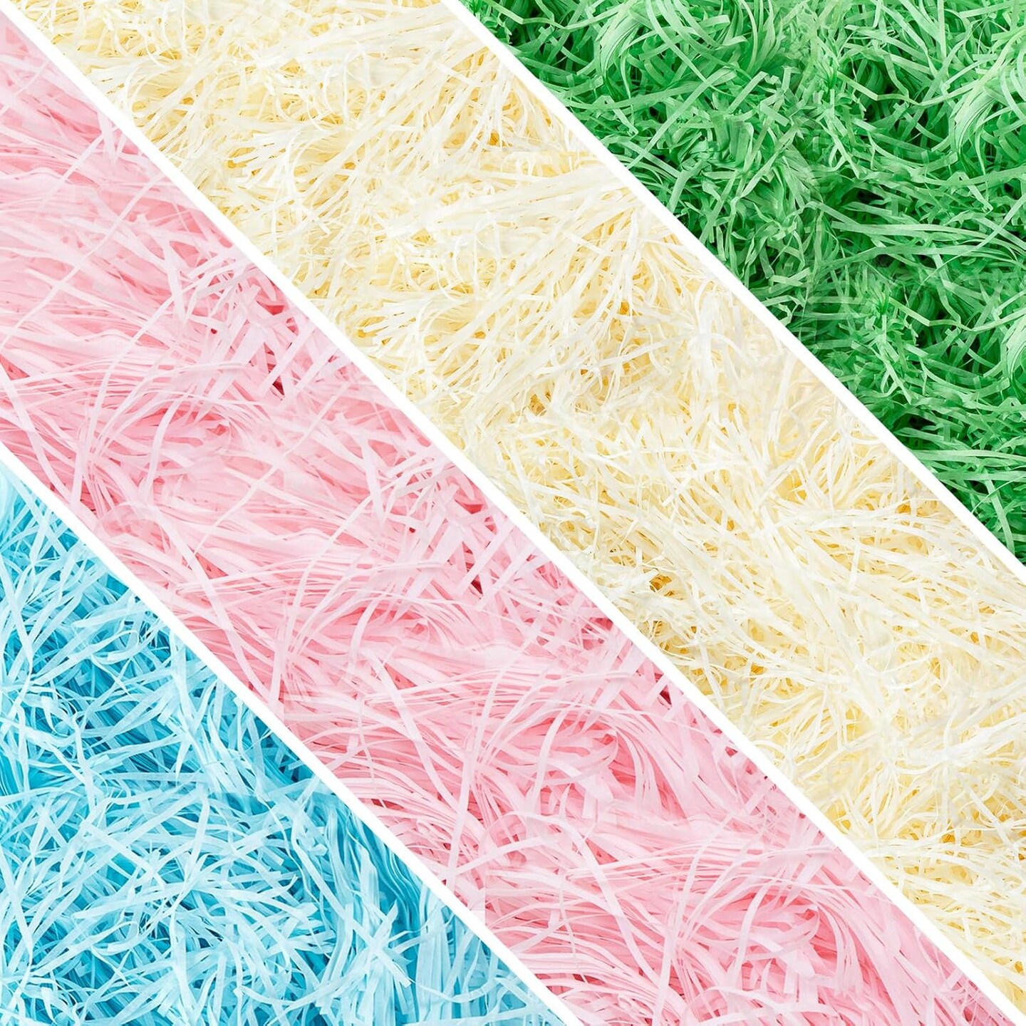 Easter Grass 4 Colors Easter Grass Basket Filler | Michaels